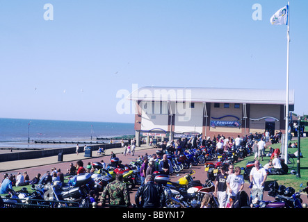 Motorbikes motorcycles bikes English seaside coastal holiday resort The ...