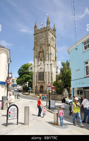 st austell town centre shops cornwall england uk gb Stock Photo - Alamy