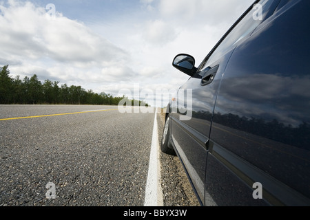 Low angle perspective view of a motorway road bridge Stock Photo - Alamy