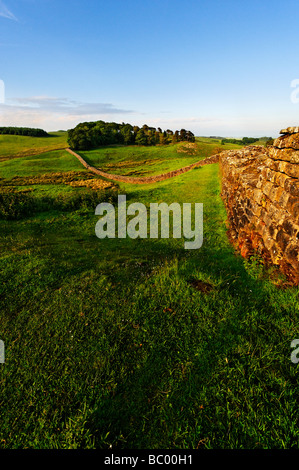 Exterior view of Housesteads Roman Fort and the Knag Burn Gateway ...
