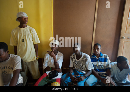 Young Rap Kreyol artists in Port-au-Prince, Haiti Stock Photo - Alamy