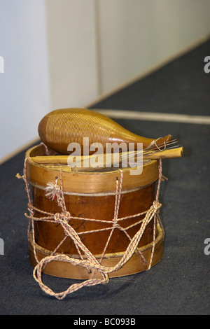 Drum and Churuca Panamanian folkloric instruments ULACIT folkloric ...
