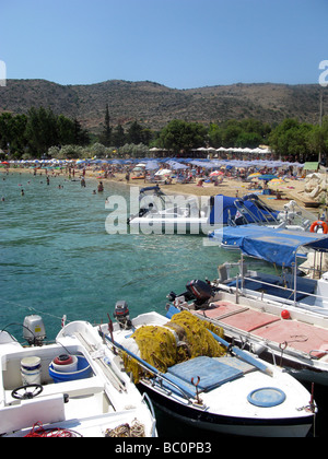 Greece West Crete Marathi Beach Akrotiri district of Chania Stock Photo ...