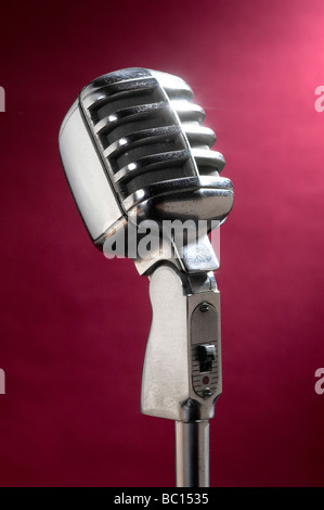 Old Vintage Antique Microphone Stock Photo - Alamy