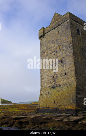 Rockfleet Castle, Clew Bay near Newport, County Mayo, Ireland Stock ...