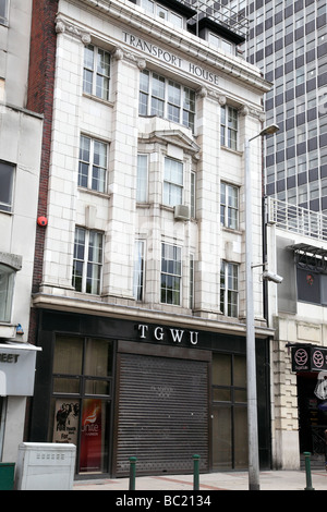 TGWU Transport and Workers Union office building on Broad Street ...