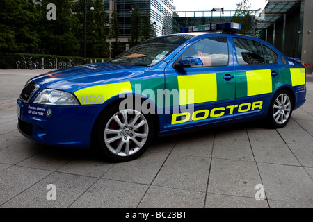 Doctor car in Canary Wharf Stock Photo - Alamy