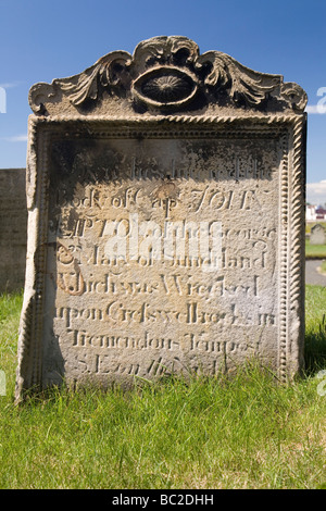 The grave of sea captain John Lipton at Newbiggin-by-the-Sea ...