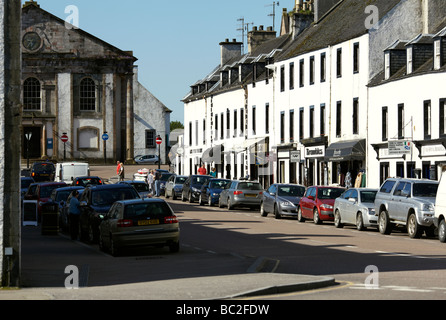 Scotland, Inveraray, Main Street, town centre, Loch Fyne Whiskies ...