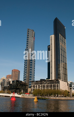 Southbank high rise buildings, Melbourne, Victoria, Australiaa Stock ...