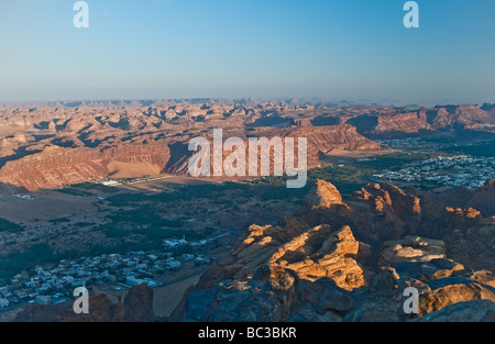 Suset on Al Ula valley Stock Photo - Alamy