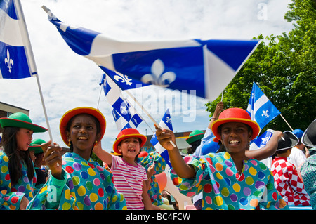 Montreal, Quebec, Canada. 24th June, 2016. St Jean Baptiste Day ...