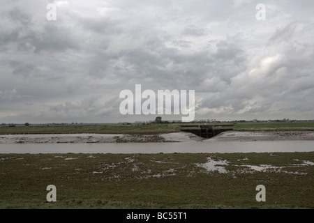 River Nene Guys Head Terrington Marsh Norfolk Stock Photo - Alamy