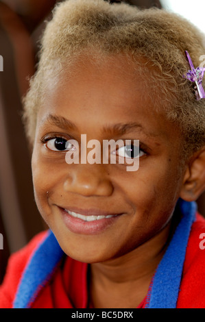 Portrait of young Vanuatu girl Stock Photo - Alamy