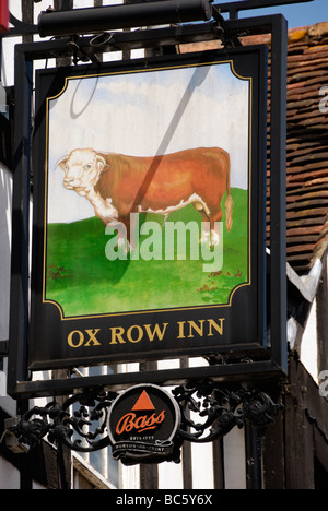 The Ox Row Inn in Salisbury, Wiltshire, England, UK Stock Photo - Alamy