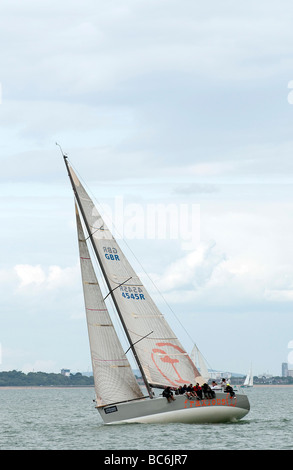 Farr 45 Round the Island 2009 06 20 Stock Photo - Alamy