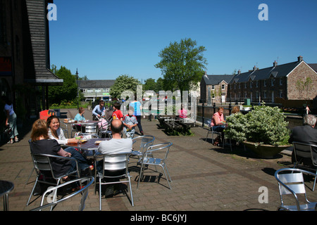 Theatre Canal Basin Brecon Mid Wales Stock Photo - Alamy