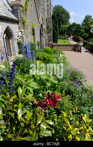 Holcombe Court stately home or manor house with landscaped garden in ...