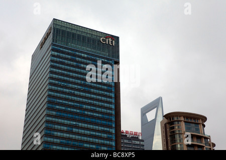 The Citi Bank building, Pudong, Shanghai, China Stock Photo - Alamy