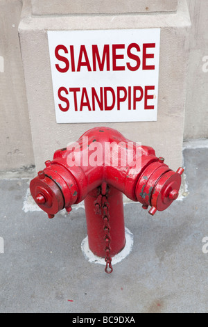 Standpipe, Manhattan, New York, USA Stock Photo - Alamy