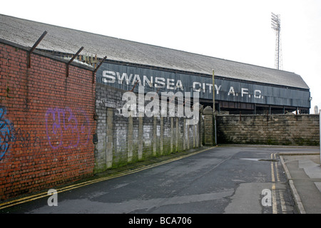 Exterior of the Vetch Field football stadium in Swansea, UK Stock Photo ...