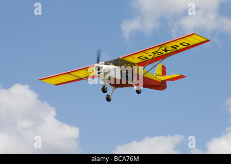 Skyranger 912 (2) G-SKPG microlight aircraft on final approach to land ...