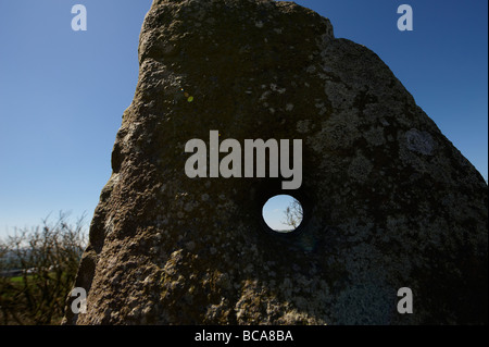 The Holestone Marriage Stone near Doagh, County Antrim Northern Ireland ...