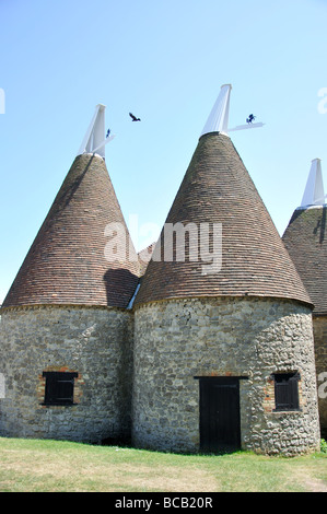 Oast House, Museum of Kent Life, Sandling, Maidstone, Kent, England ...