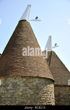 Oast House, Museum of Kent Life, Sandling, Maidstone, Kent, England ...