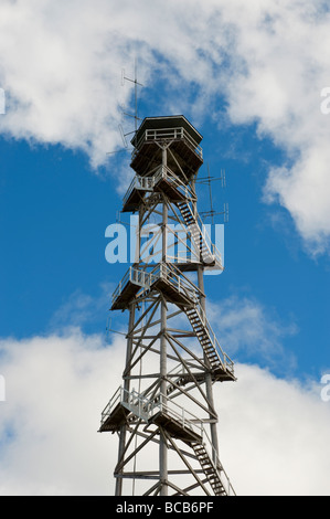 Forest fire spotting tower Stock Photo - Alamy