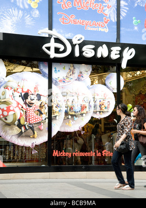 Disney shop, Champs-Elysees, Paris, France, Europe Stock Photo - Alamy