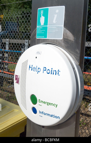 Help point at a tube station, London Underground, Marylebone, London ...
