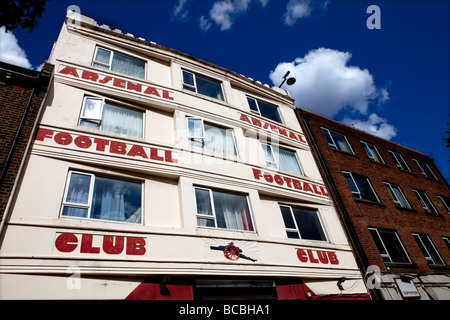 Facade of the old Arsenal Football Club Stadium, Highbury. Now turned ...