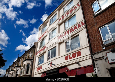 Facade of the old Arsenal Football Club Stadium, Highbury. Now turned ...