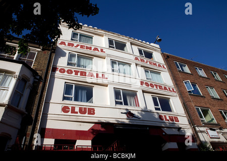 Facade of the old Arsenal Football Club Stadium, Highbury. Now turned ...