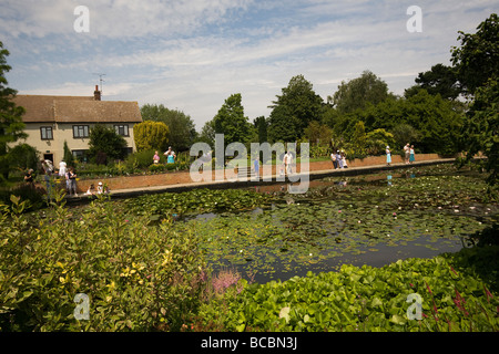 GARDEN POND AT RHS HYDE HALL ESSEX UK Stock Photo - Alamy