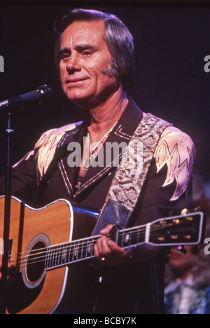 Country music singer George Jones, known for his long list of hit ...