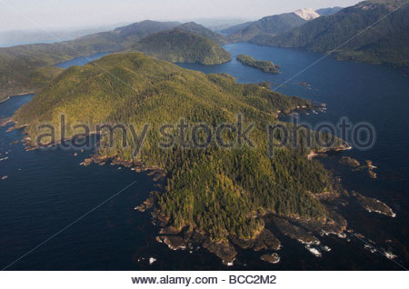 Alaska Prince of Wales island aerial view Stock Photo - Alamy