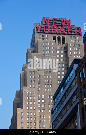 NEW YORKER HOTEL BUILDING IN MIDTOWN MANHATTAN NEW YORK CITY UNITED ...
