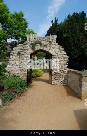 Trendells folly in the abbey gardens at Abingdon Stock Photo - Alamy