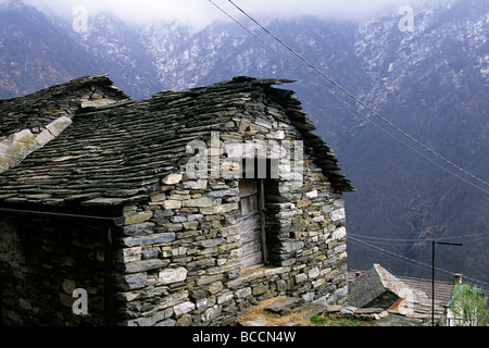 Cicogna, Valgrande National Park, Piedmont, Italy Stock Photo - Alamy
