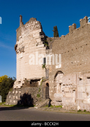 Tomb of Cecilia Metella or Caecilia Metella Stock Photo - Alamy