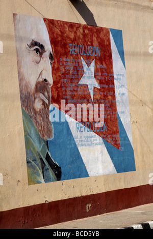 Mural Of Cuban Revolution hero and martyr Che Guevara Havana cuba Stock ...