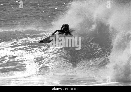 British surfer Tom Lowe surfing in Fuerteventura Stock Photo - Alamy