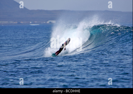British surfer Tom Lowe surfing in Fuerteventura Stock Photo - Alamy
