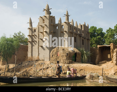 Mali. Sahel. Village in the interior delta of the river Niger Stock ...