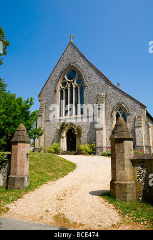 St Richard's Catholic church, Slindon Village, West Sussex, UK Stock ...