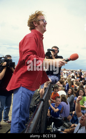 BBC Radio 1 One Roadshow. Chris Evans. Weston super mare. holly samos ...