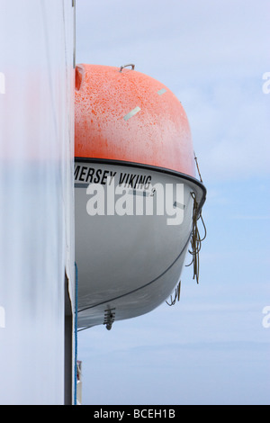 Viking, Life-Saving Equipment; lifeboats on ferry Stock Photo - Alamy