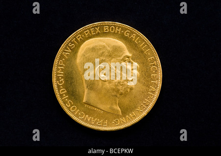 Austrian Kronen gold coin Stock Photo - Alamy